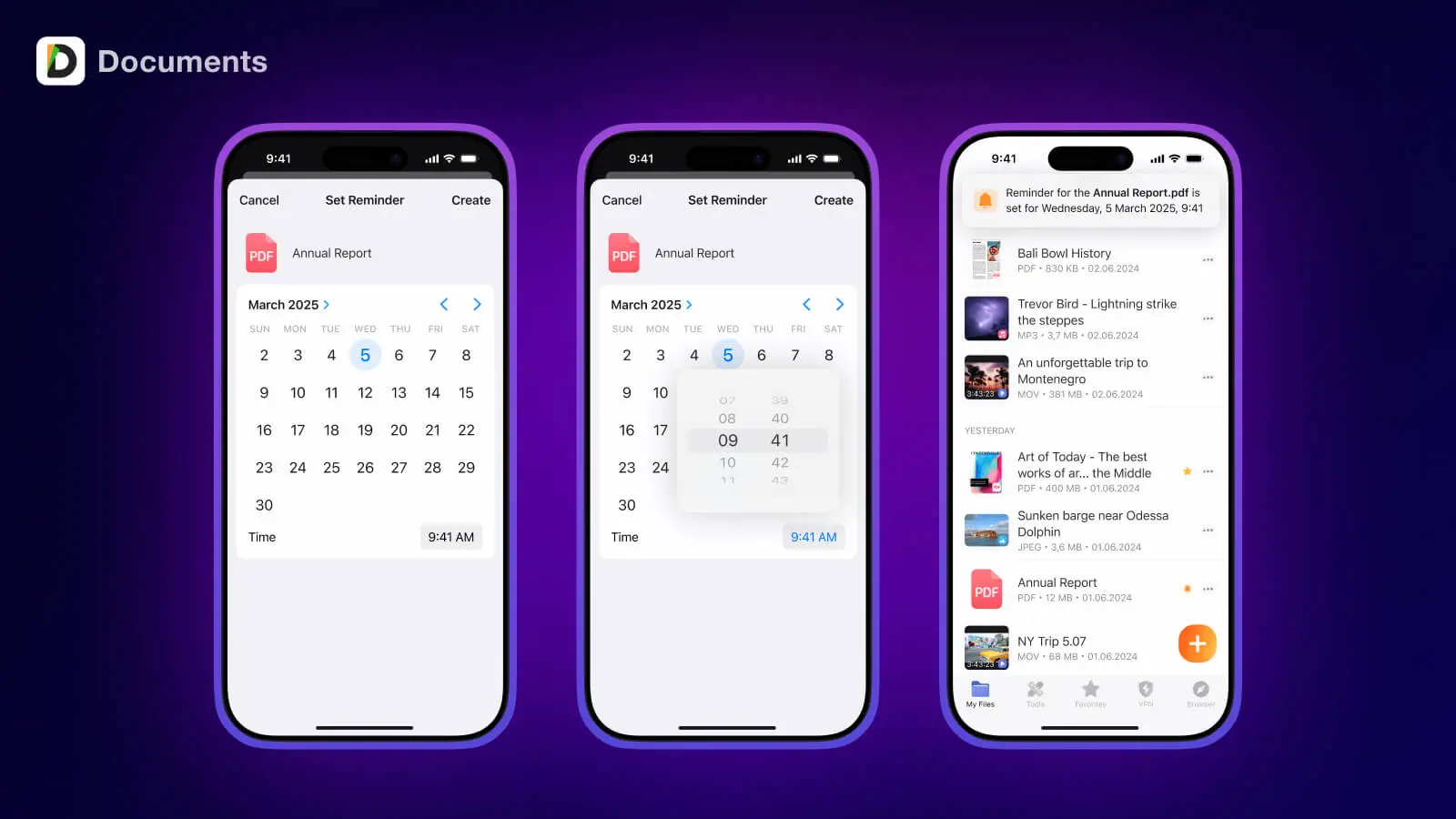 Presentamos los recordatorios de archivo en Documents