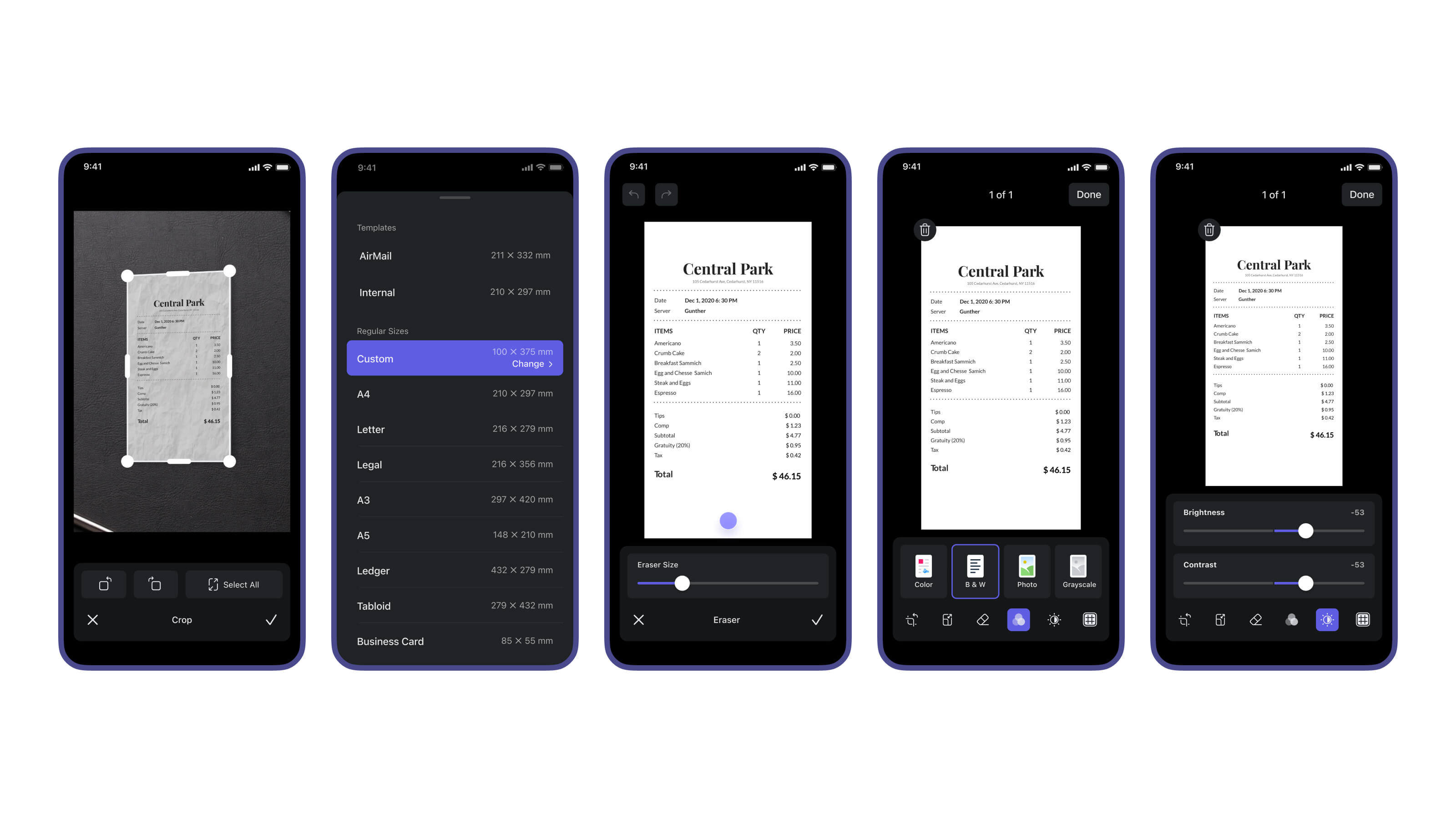 Receipt organizer: how to scan and store receipts on iPhone