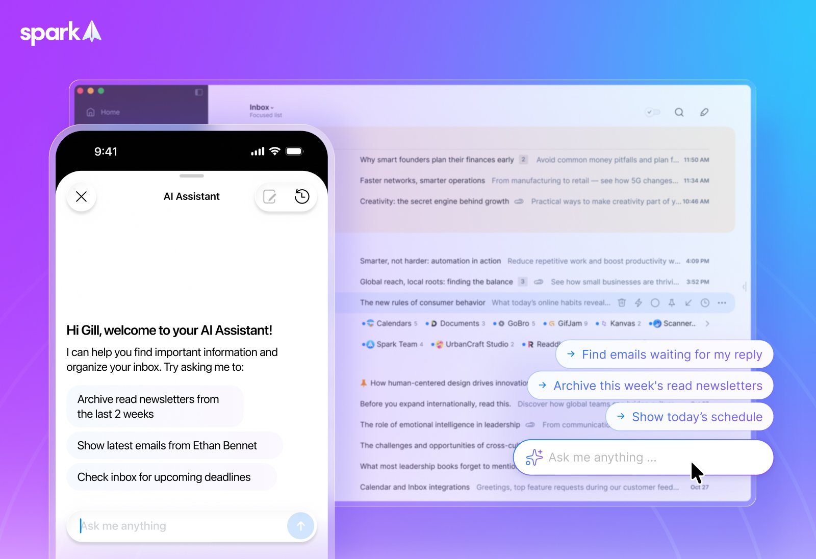 Meet your personal AI Assistant — now in Spark.
