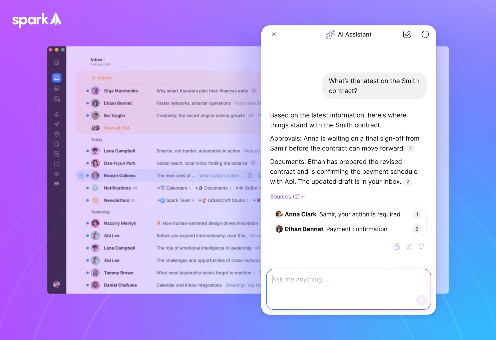 Conoce a tu asistente personal con IA — ahora en Spark.