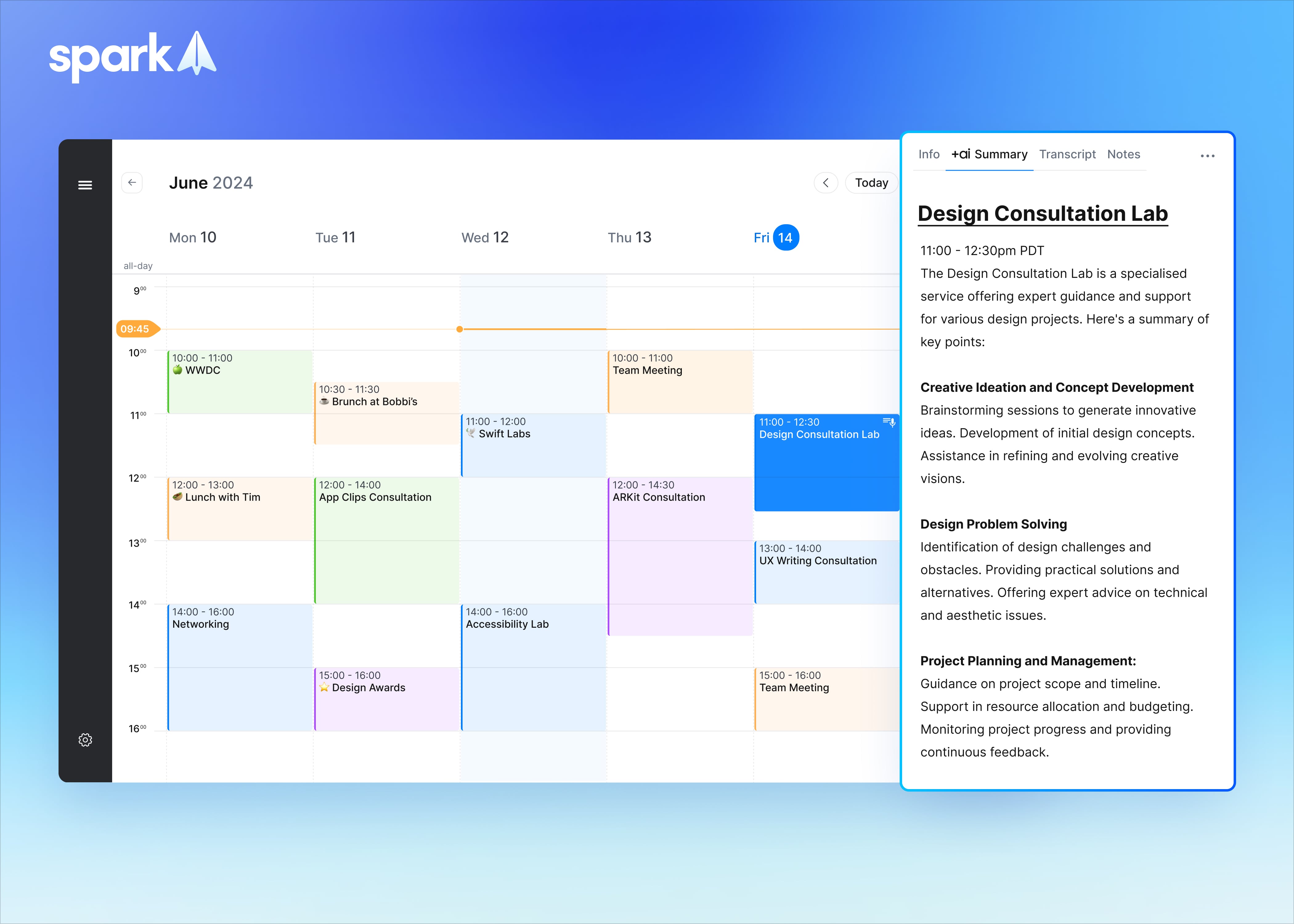 Spark expands beyond email with a Calendar and Meeting Notes