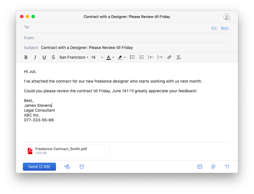 How To Write A Professional Email Examples Spark Blog